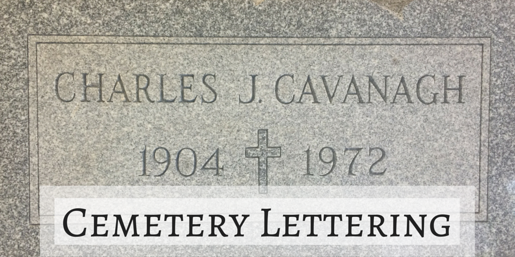 Cemetery Lettering