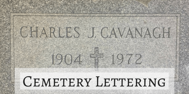 Cemetery Lettering